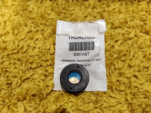 THORLABS SM1A6T ADAPTER External SM1 Thread Internal SM05 Threads 0.4" Thick £4.99 - PicClick UK