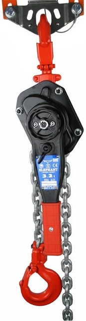 ELEPHANT 3200KG MANUAL Hand Ratchet Chain Lever Winch Lifting Pull ...