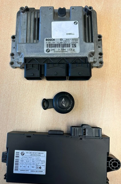 R56 ECU KIT N14 7584113 0261S04163 DME Set Manual MINI COOPER S TURBO ...
