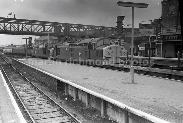DERBY CLASS 37'S 37078 & 37113 Railway Negative RN322 £2.99 - PicClick UK