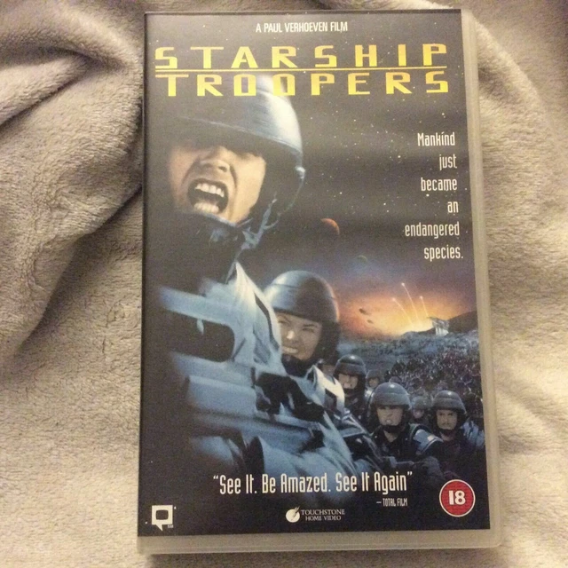 STARSHIP TROOPERS {VHS} Ex-Rental Big Box Video ~ Rare & Oop, Deleted ...