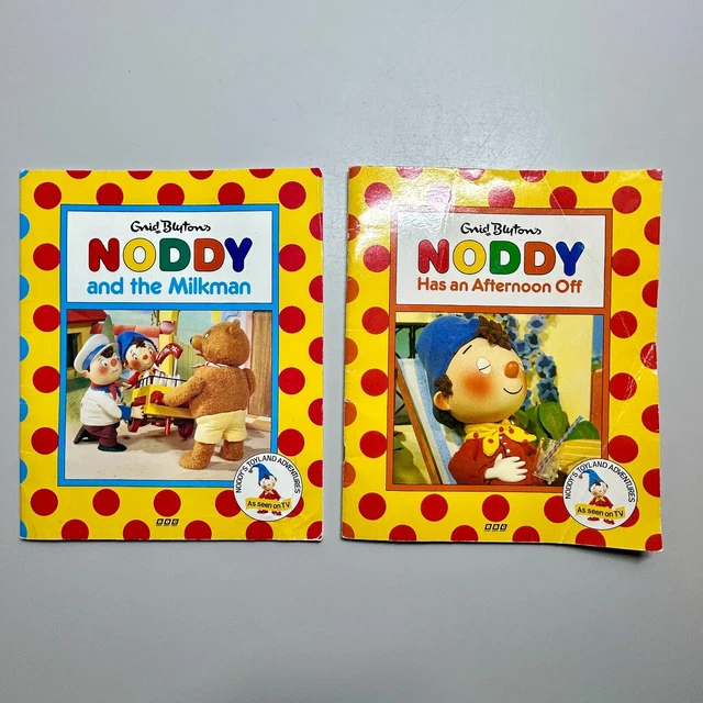 VINTAGE NODDY BOOKS x 2 Enid Blyton Noddy's Toyland Adventures BBC TV 1993/96 EUR 5,81 - PicClick IT
