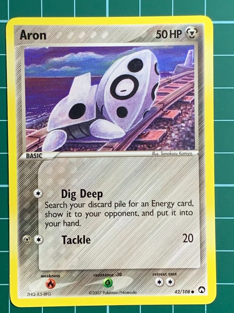 ARON 42/108 EX Power Keepers Common Pokemon Card Non Holo 2007 [3] $2.22 - PicClick CA