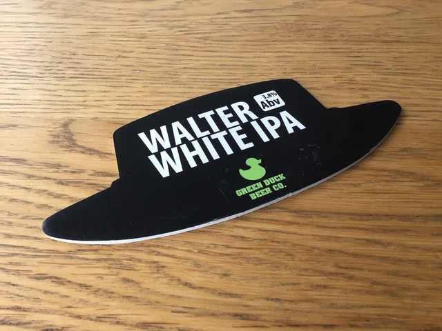 RARE BREAKING BAD Walter White Pork Pie Hat Beer Pump Clip Heisenberg ...