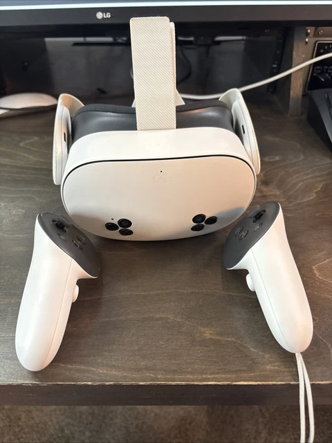 META QUEST 3S 128GB VR Headset- White No Box Great Condition!!! $310.55 ...