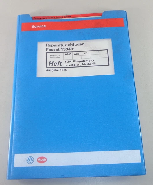 Manuel Datelier Vw Passat B4 4 Zyl Moteur à Injection 2 Vannes De 10