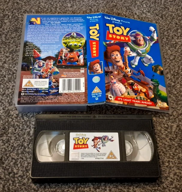 TOY STORY TOM Hanks Tim Allen Buzz Lightyear Pal Vhs Video Kids ...