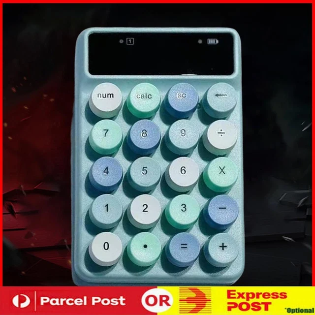 20 KEYS MINI Numeric Keypad Battery Powered Number Pad for Laptop ...