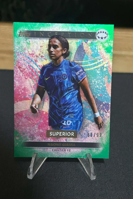 TOPPS INCEPTION 24-25 2025 Naomi Girma Superior /99 Chelsea FC Women ...