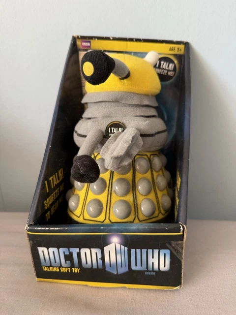 DOCTOR WHO TALKING Soft Toy Dalek - Yellow £11.11 - PicClick UK