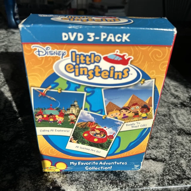DISNEY LITTLE EINSTEINS 3 Pack DVD Box Firebird Rescue Race Space Gold ...