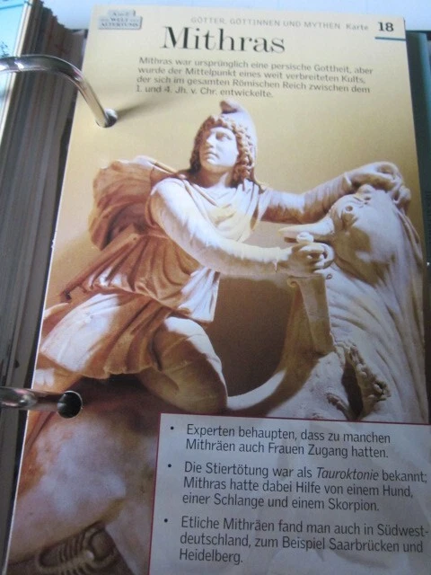 SAMMELKARTE GÖTTER GÖTTINNEN Mythen 18 Mithras EUR 2,09 - PicClick DE