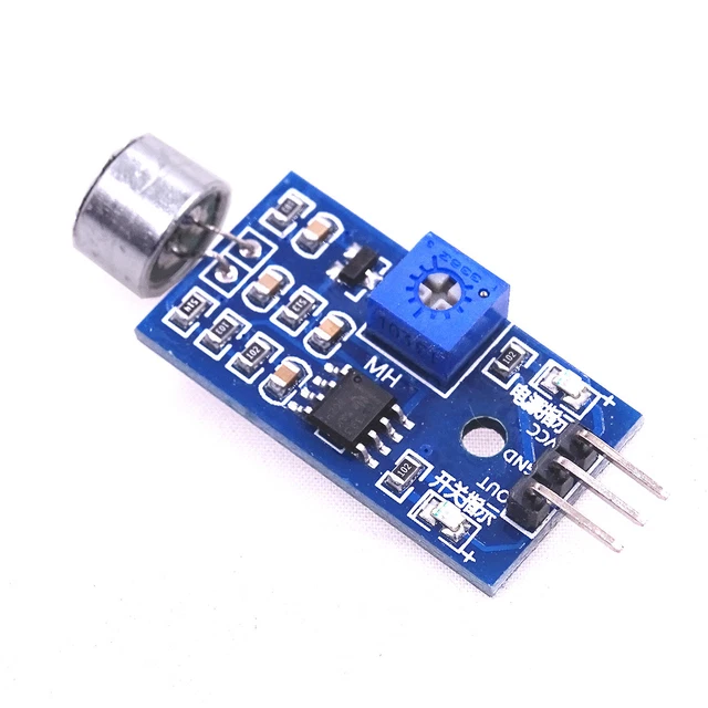SOUND DETECTION SENSOR Module Electret Condenser Microphone Arduino New ...