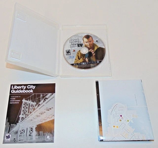 GRAND THEFT AUTO IV Complete with Cover Art, Manual & Map $12.17 ...