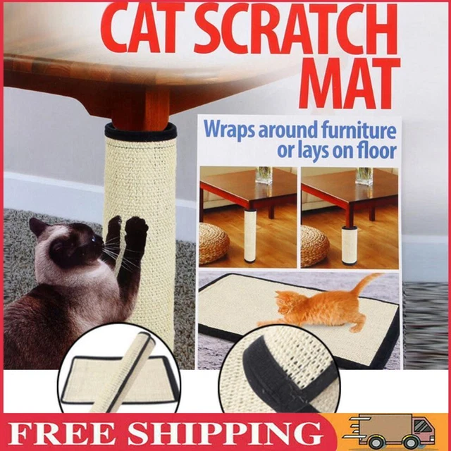 CAT SCRATCHER BOARD Scratching Pad Chair Desk Leg Furniture Protector ...