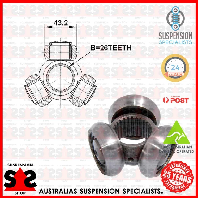 SPIDER ASSEMBLY, DRIVE Shaft Suit NISSAN X-Trail I (T30) 2.5 4x4 X ...