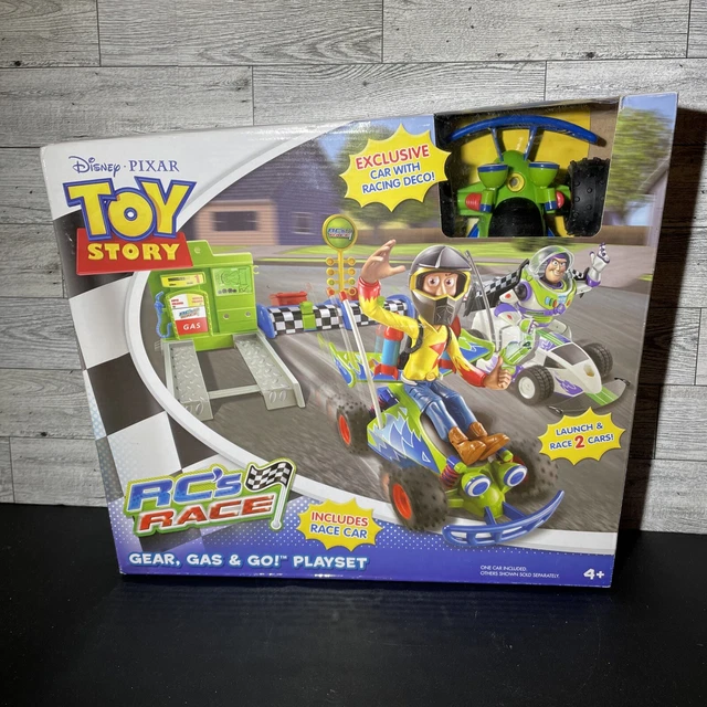 TOY STORY RC'S RACE GEAR, GAS & GO PLAYSET NIB DISNEY PIXAR $38.99 ...