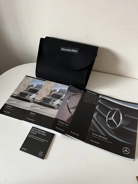 GENUINE MERCEDES-BENZ SPRINTER W907 2024 OWNERS MANUAL And CD £24.99 ...