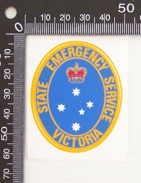 VINTAGE SES VICTORIA State Emergency Service Logo Supporter Promo ...