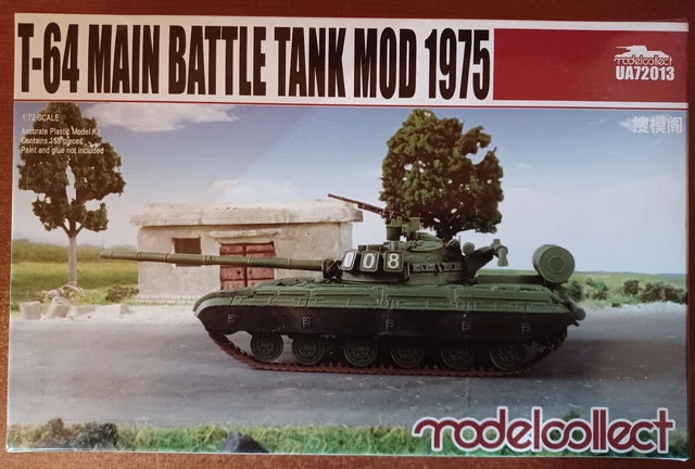 T-64 MAIN BATTLE Tank mod. 1975 Modelcollect - 1/72 EUR 20,00 - PicClick DE