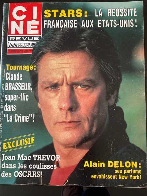CINÉ REVUE 7/04/1983; Alain Delon/ Claude Brasseur/ Jean Mac Trévor/ Aznavour EUR 4,50 - PicClick FR