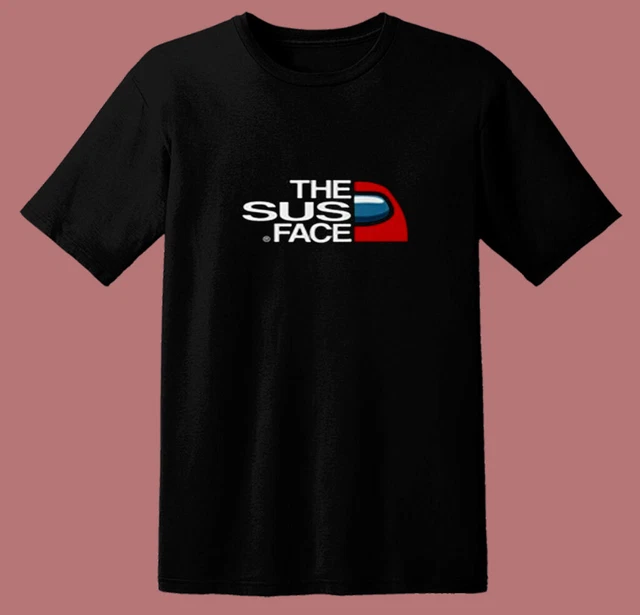 THE SUS FACE Impostor Among Us 80s T Shirt £6.35 - PicClick UK