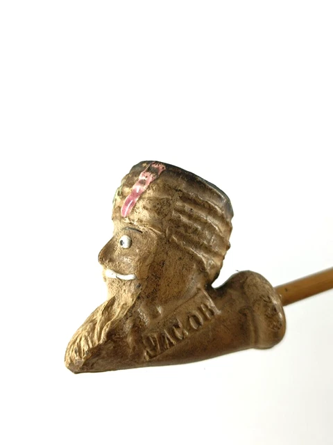 ANCIENNE PIPE SCULPTÉE ceramique tête Jacob Gambier ? vintage antique ...