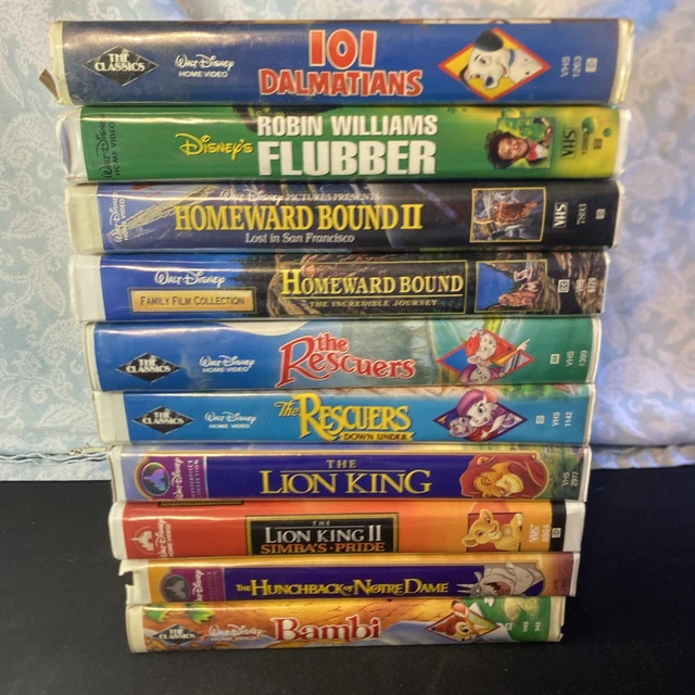 DISNEY CLAMSHELL VHS Assorted Lot Of 10 Kid/Family Movies £22.42 ...