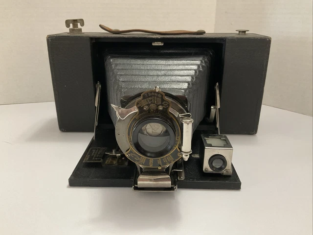 VINTAGE KODAK 3-A Model A Horizontal Folding Brownie Black Bellows ...