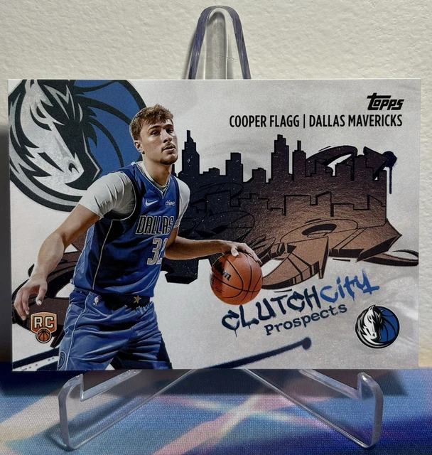 2025-26 TOPPS BASKETBALL COOPER FLAGG #CC-1 CLUTCH CITY PROSPECTS ...