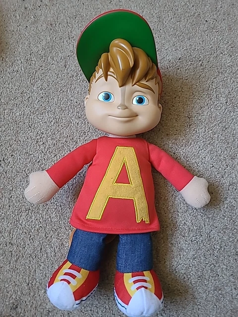 ALVIN AND THE Chipmunks Alvin Soft Toy Plush 10" Fisher Price Pals 2016 ...