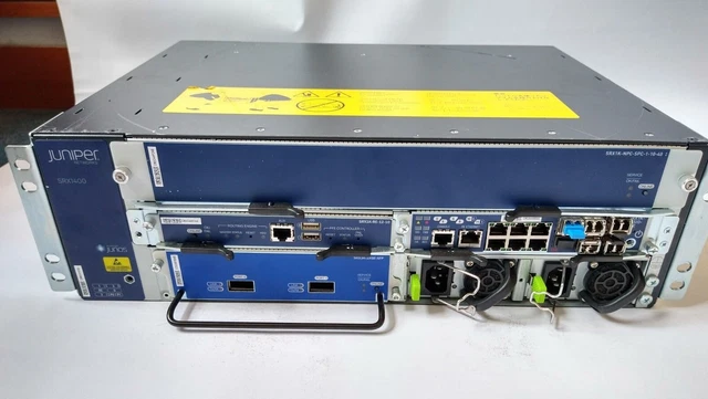 JUNIPER SRX1400 SRX1K-NPC-SPC-1-10-40 SRX1K-RE-12-10 SRX3K-2XGE-XFP ...