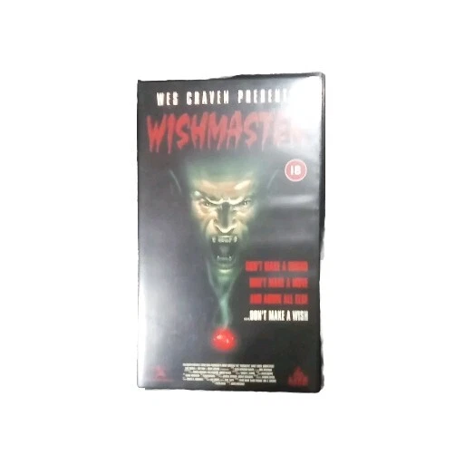 THE WISHMASTER VHS Small Box Release £7.99 - PicClick UK