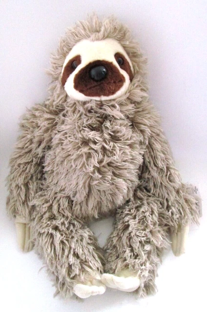 WILD REPUBLIC CUDDLEKINS Three-Toed Sloth 18" - Plush Stuffed Animal ...