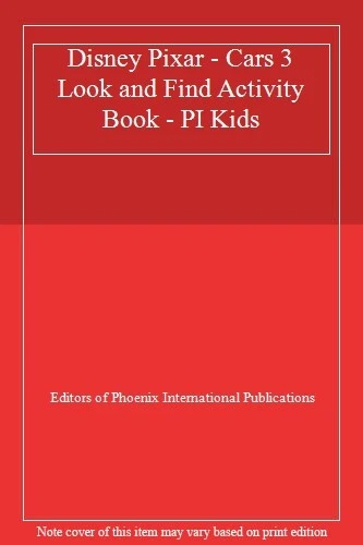 DISNEY PIXAR - Cars 3 Look and Find Activity Book - PI Kids-Edit EUR 9 ...