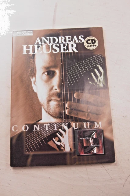 ANCIENNE NOTES ANDREAS Heuser Continuum Avec CD Acoustique Guitare ...