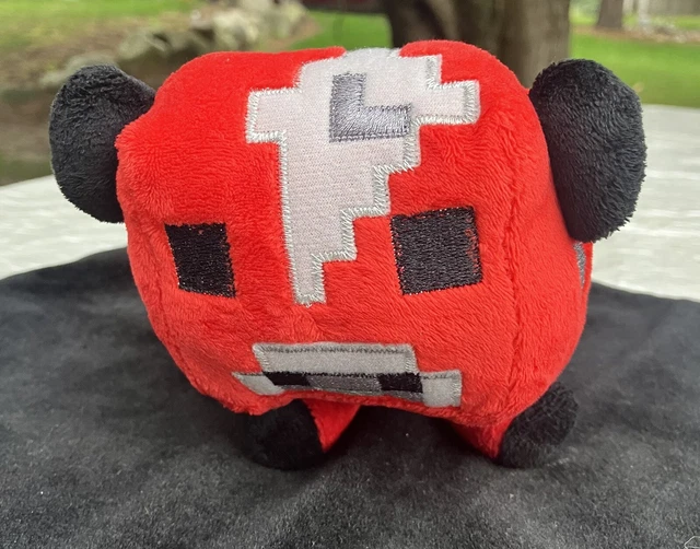 MINECRAFT MUSHROOM COW Red Bull Cow Stuffed Animal Plush Mojang 2013 ...