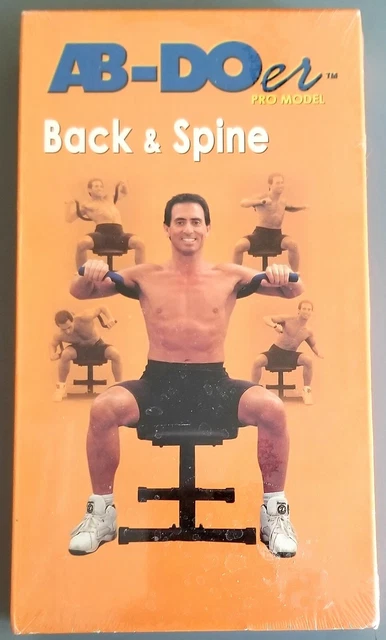 AB-DOER PRO MODEL: Back & Spine (VHS, 2000)(Fitness) John Abdo, NEW and ...