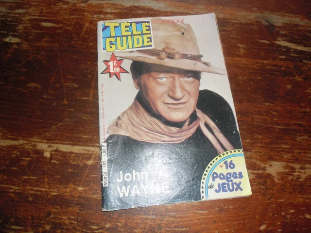 A VOIR ! ANCIEN programme TV n° 162 " TELE GUIDE " 1980 EUR 5,60 ...