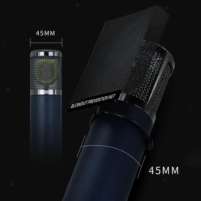 BLOWOUT PREVENTER NET Microphone Windscreen Cover Lightweight Metal ...
