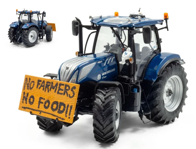 MINIATURE TRACTEUR UNIVERSAL Hobbies New Holland T7.225 1:3 2 diecast Modélisme EUR 86,79 ...