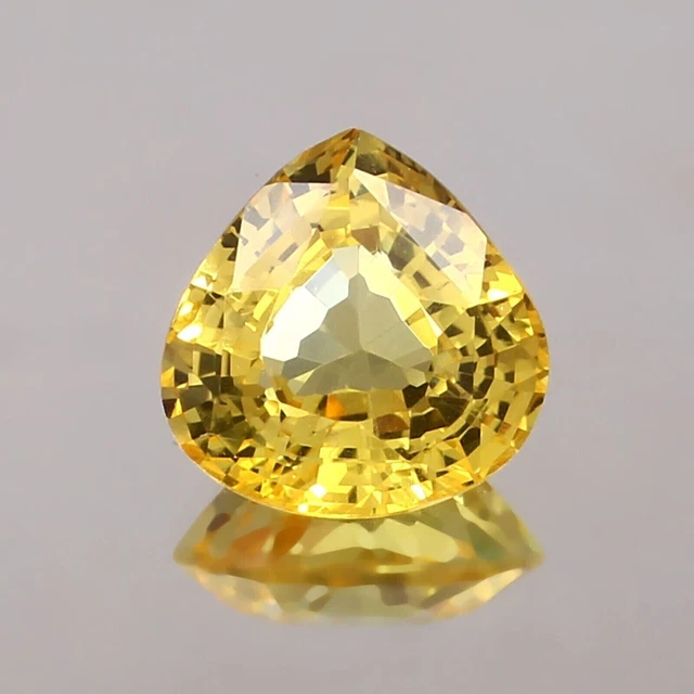 SAPHIR JAUNE NATUREL coupé en larme, pierre précieuse certifiée 21,90 ct,... EUR 35,08 - PicClick FR