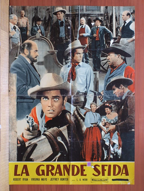 LA GRANDE SFIDA manifesto poster Robert Ryan Mayo The Proud Ones ...