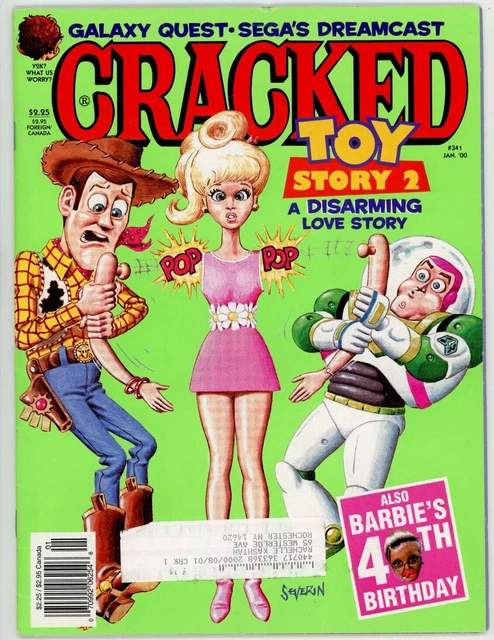 JAN 2000 BARBIE 40th Birthday Marylin Manson Toy Story 2 Cracked ...