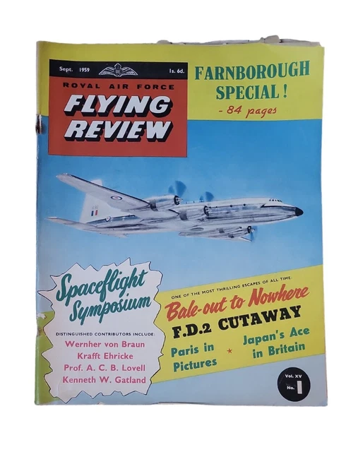 FLYING REVIEW MAGAZINE Double, Vintage 1959 Issues, Illustrated, Pre ...