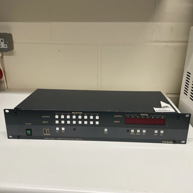 KRAMER VS848 Balanced balanced unbalanced audio composite video matrix ...