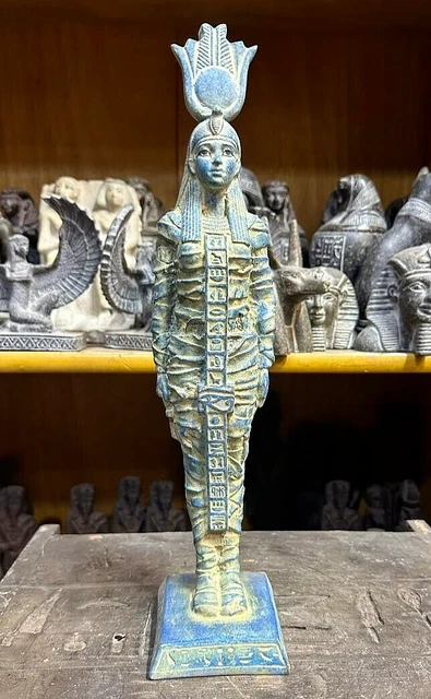 RARE ANCIENT EGYPTIAN ANTIQUES Statue Goddess Isis With Eye Of Horus ...