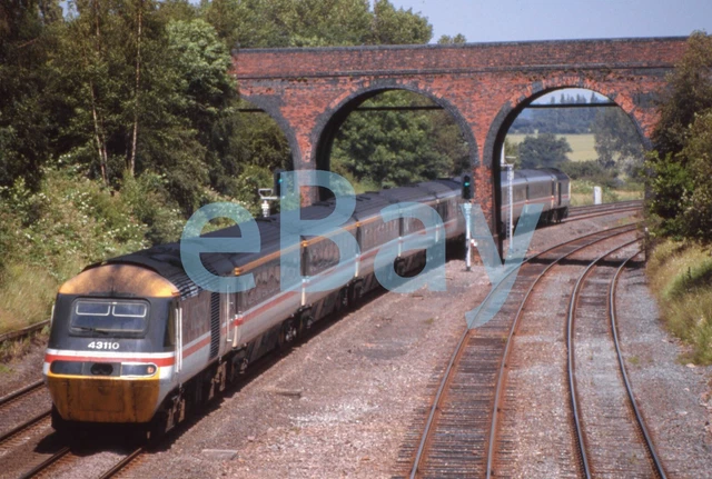 35MM RAILWAY SLIDE of Class 43 HST 43110 @ Oakley Copyright to Buyer £4 ...