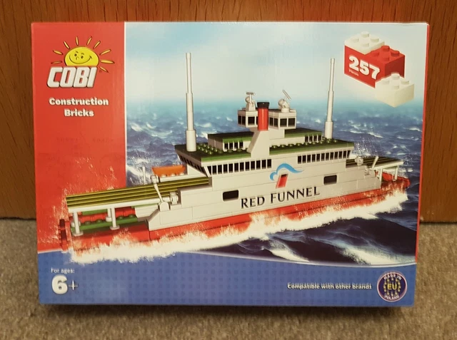 RED FUNNEL RED OSPREY/FALCON/EAGLE Cobi Brick Model Ship BRAND NEW 33 ...