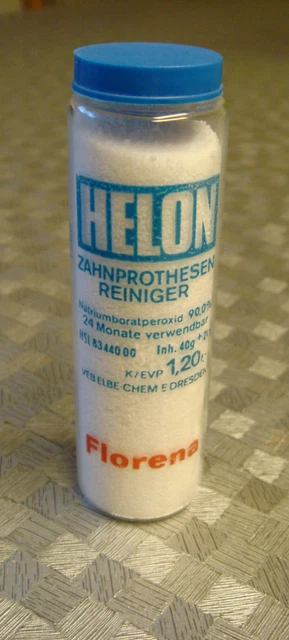 DDR ZAHNPROTHESEN REINIGER Helon von Florena EVP 1,20 M EUR 2,50 ...